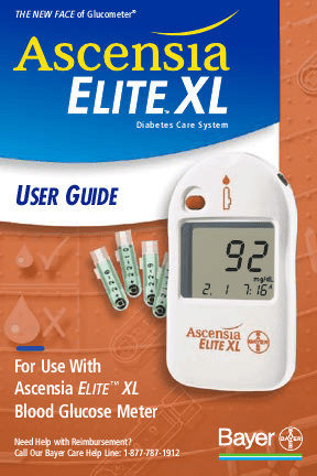 Ascensia Elite XL Glucose Meter - Diabetic Live